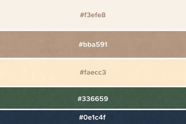 Old Money Color palette Timeless HEX Colour